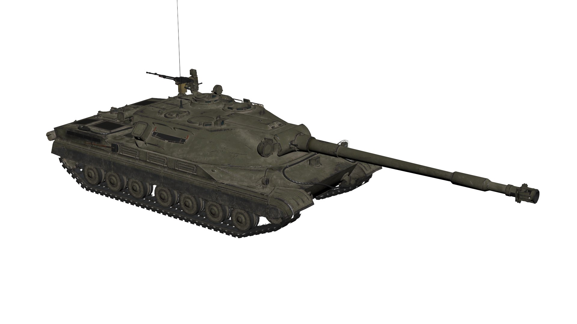 WWII USSR Object 452K Heavy Tank 3D Model - TurboSquid 2216537