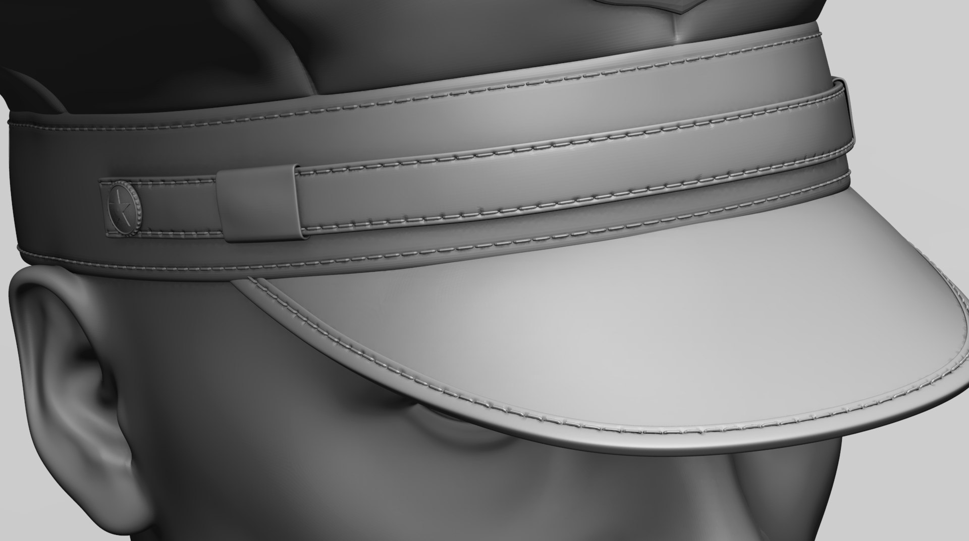 3D Police Hat Model - TurboSquid 1471514