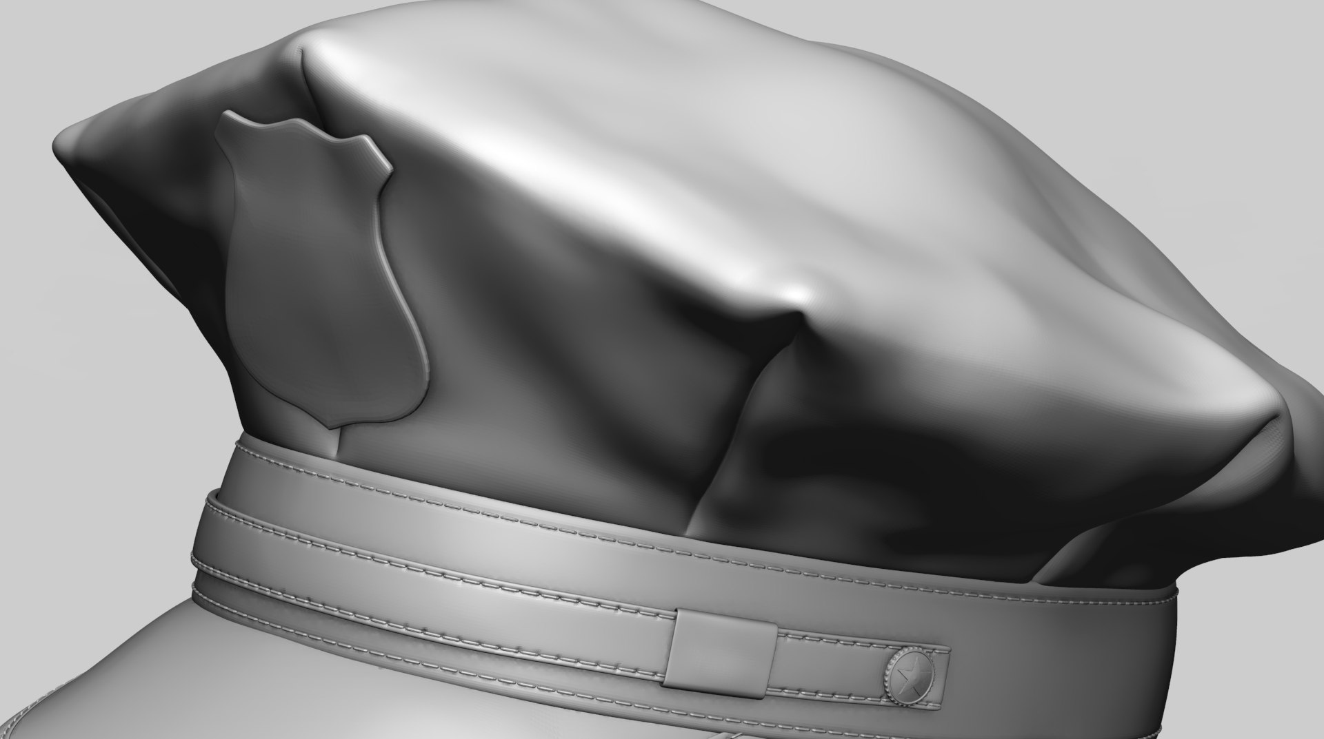 3D Police Hat Model - TurboSquid 1471514