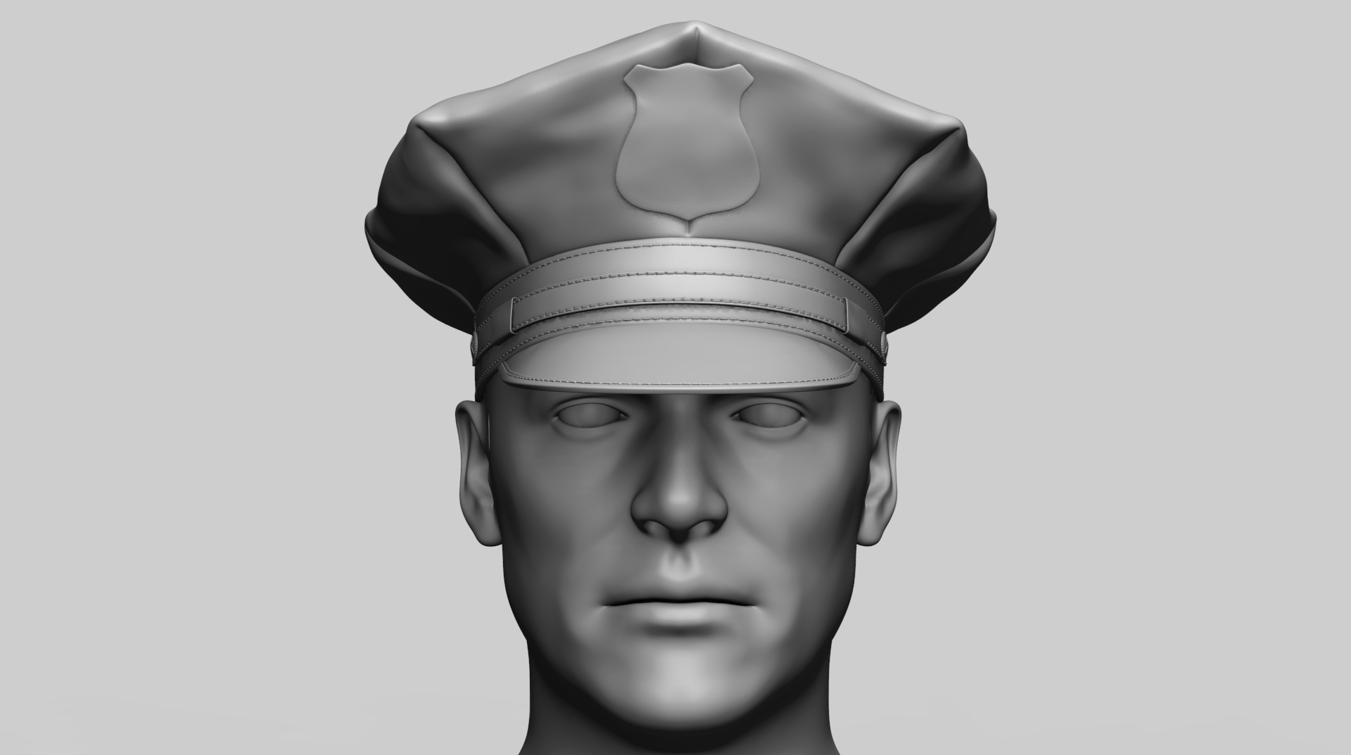 3D Police Hat Model - TurboSquid 1471514
