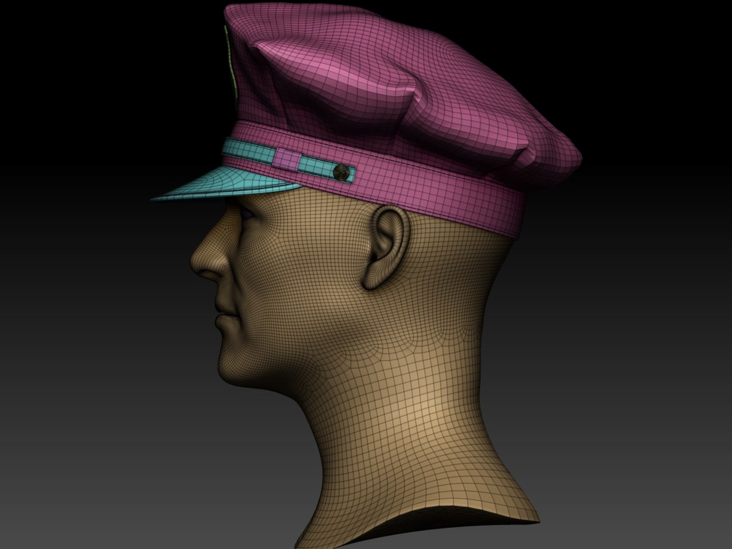3D Police Hat Model - TurboSquid 1471514
