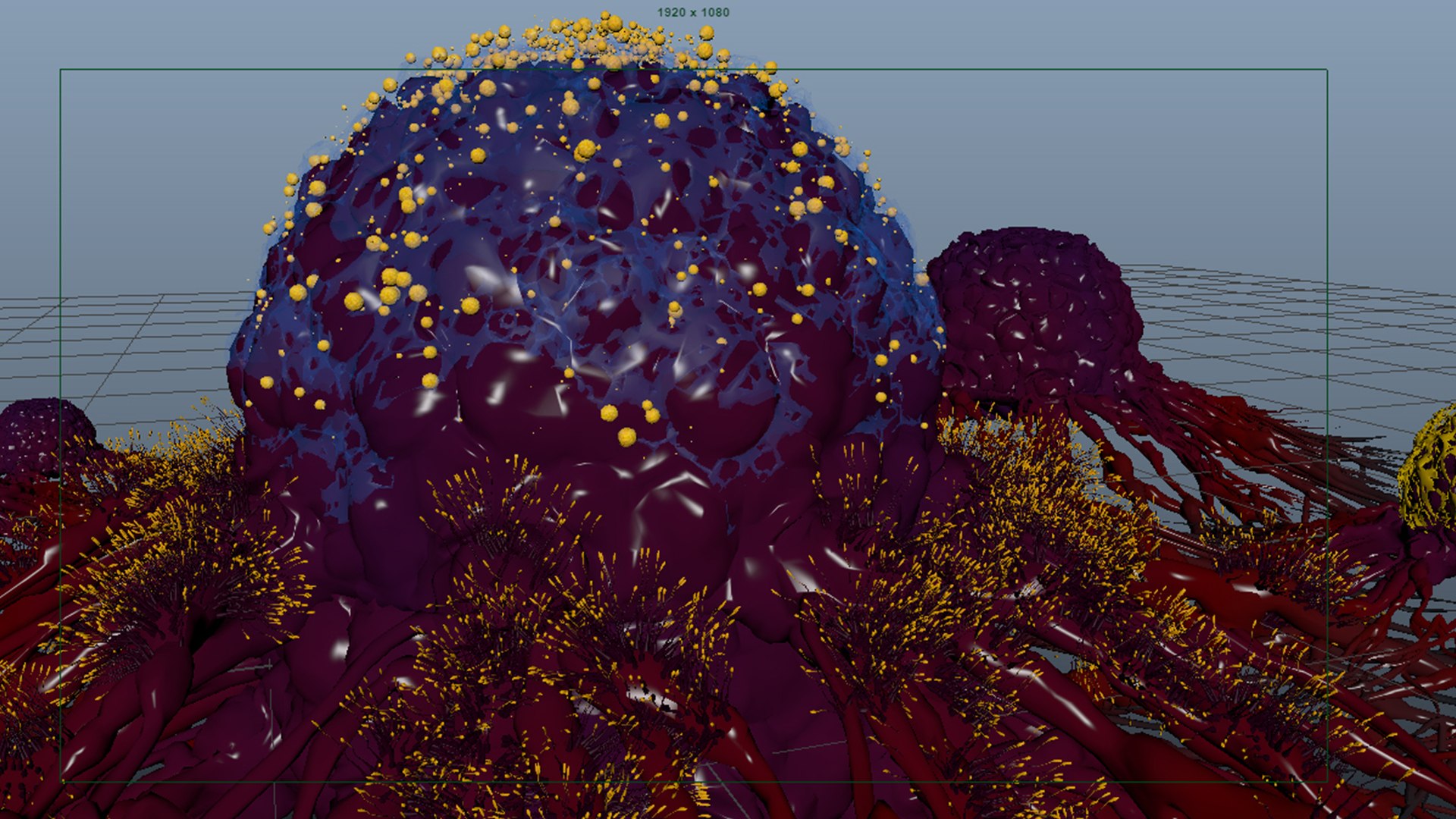 Cancer Cells Animated 3D Model - TurboSquid 1715652
