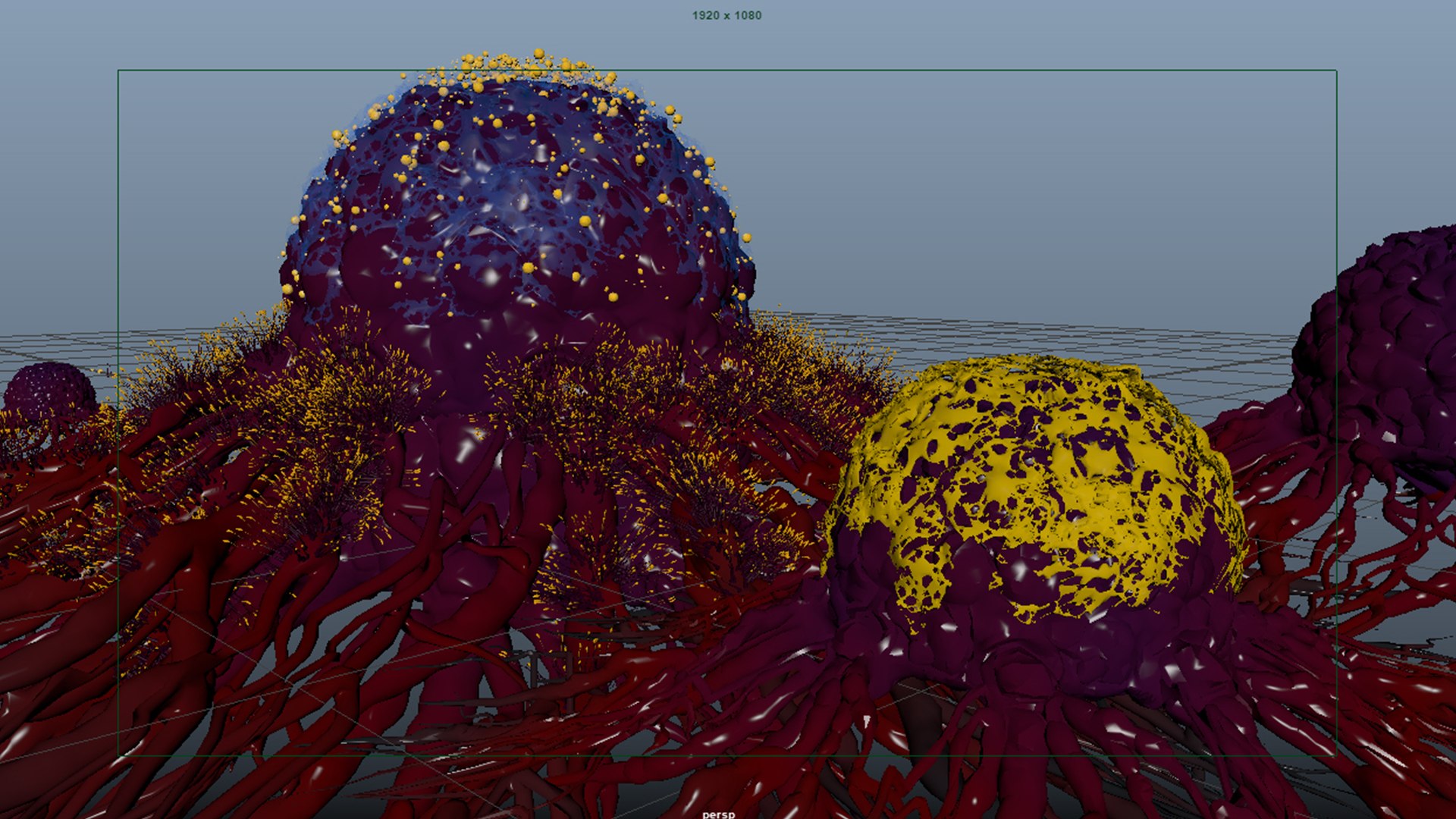Cancer Cells Animated 3D Model - TurboSquid 1715652