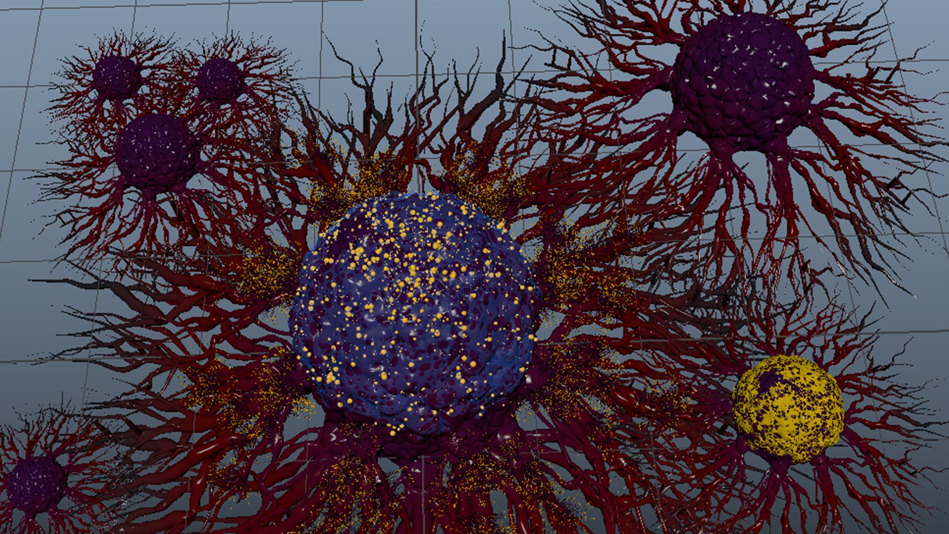 Cancer Cells Animated 3D Model - TurboSquid 1715652