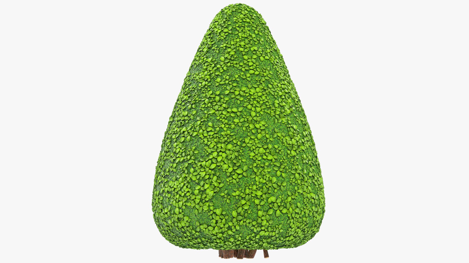 3D Stylized Cone Bush V1 - TurboSquid 2095219