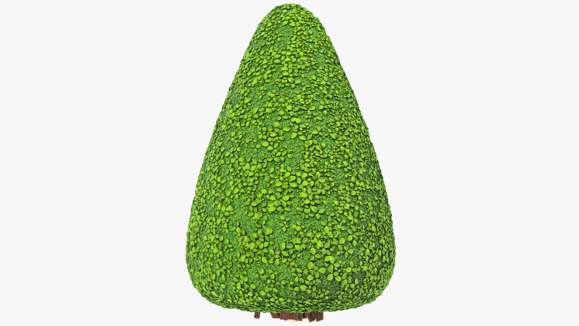 3D Stylized Cone Bush V1 - TurboSquid 2095219