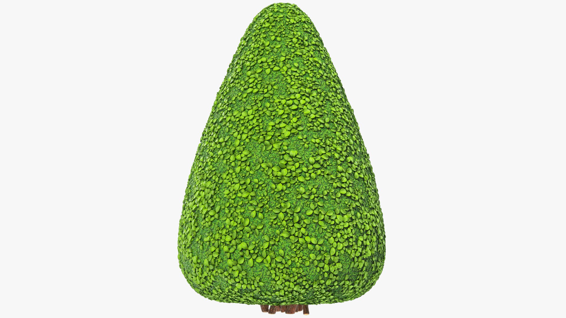 3D Stylized Cone Bush V1 - TurboSquid 2095219