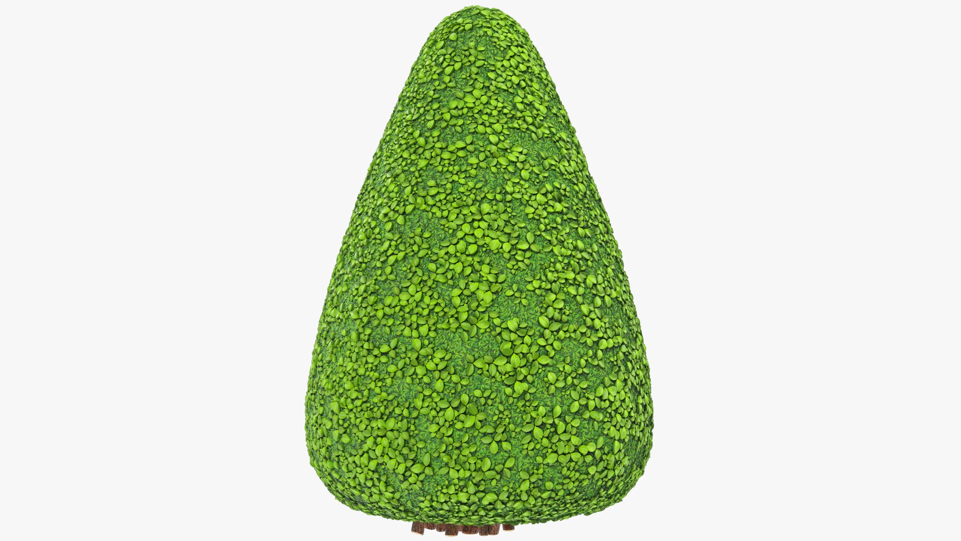 3D Stylized Cone Bush V1 - TurboSquid 2095219