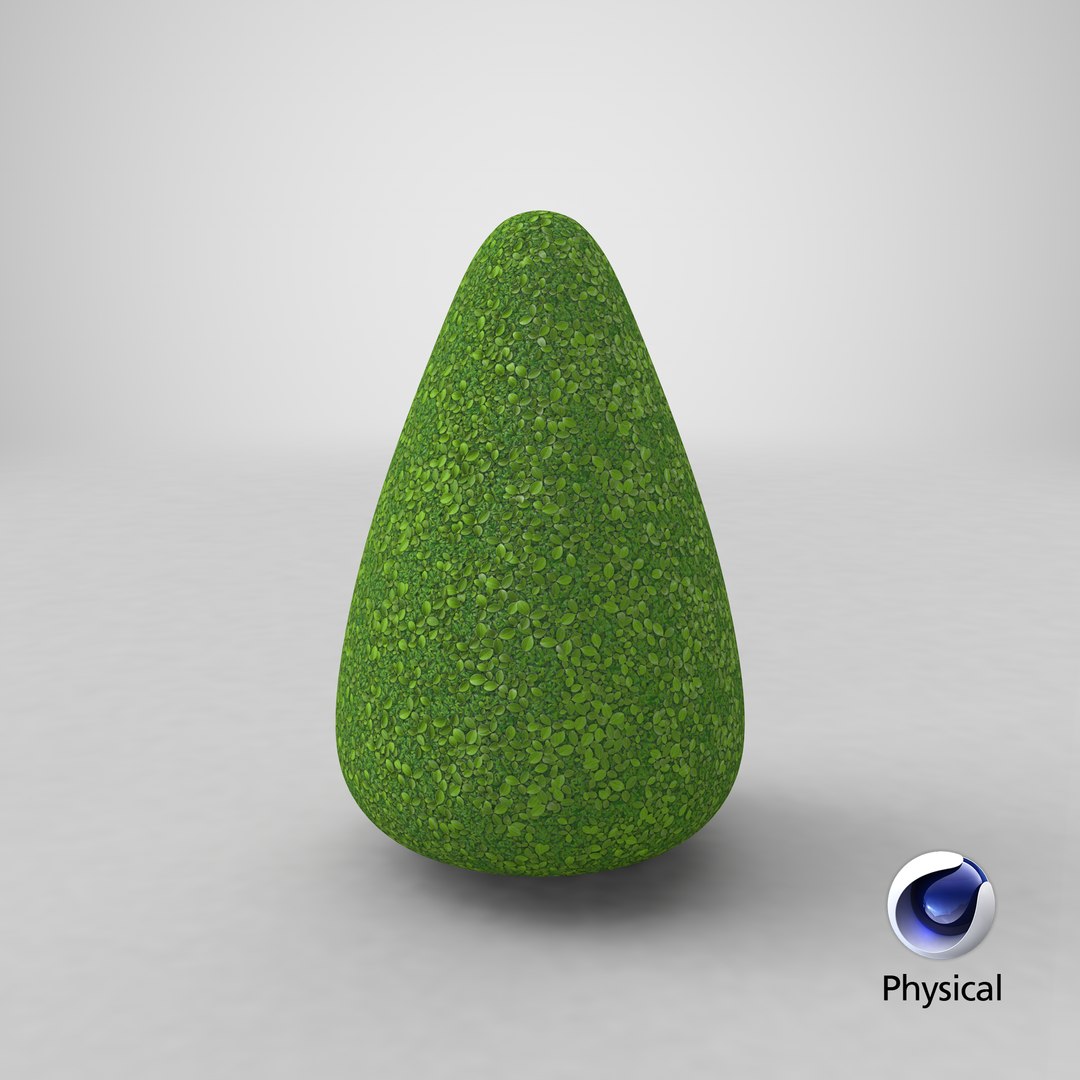3D Stylized Cone Bush V1 - TurboSquid 2095219
