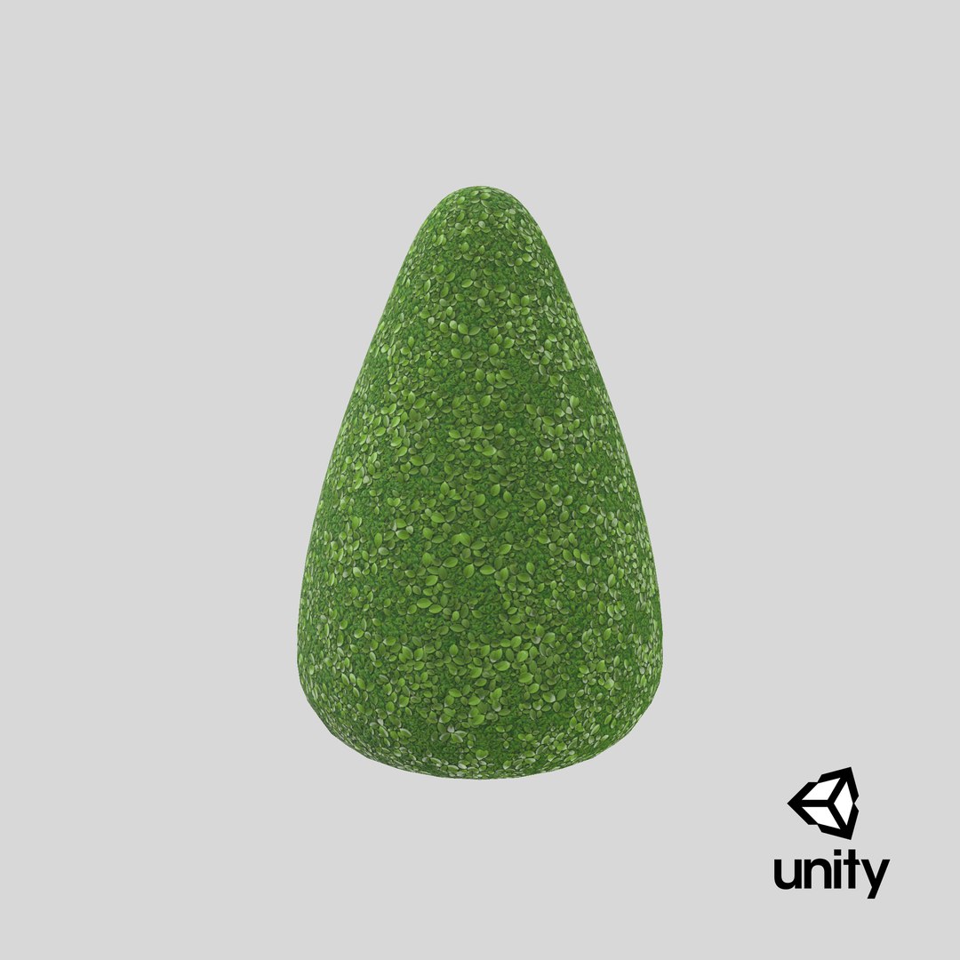 3D Stylized Cone Bush V1 - TurboSquid 2095219