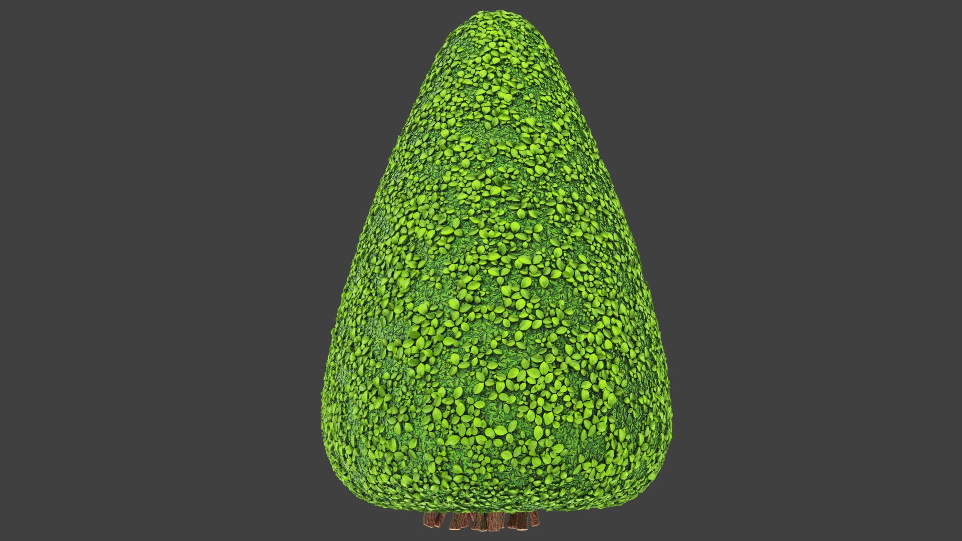 3D Stylized Cone Bush V1 - TurboSquid 2095219