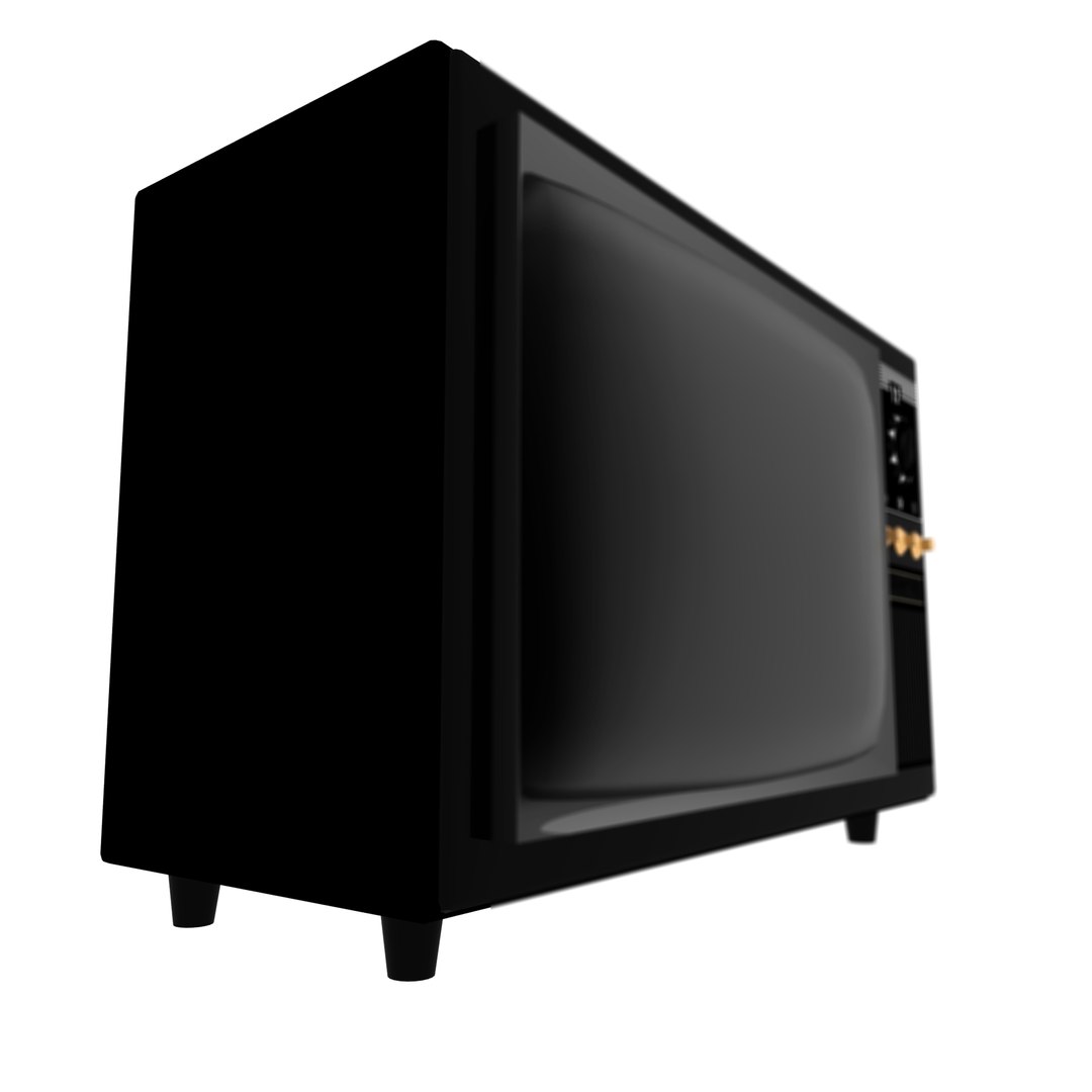 Free 3D Old Tv Model - TurboSquid 1401243