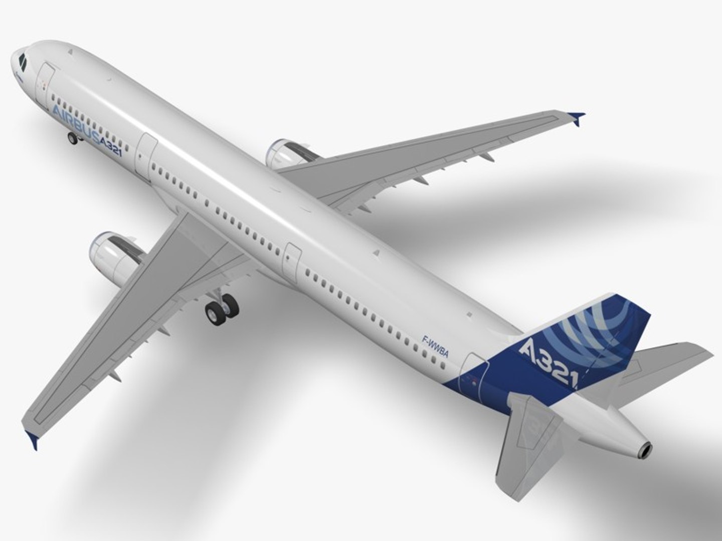 3D Airbus A321-231 House Livery - TurboSquid 1273295