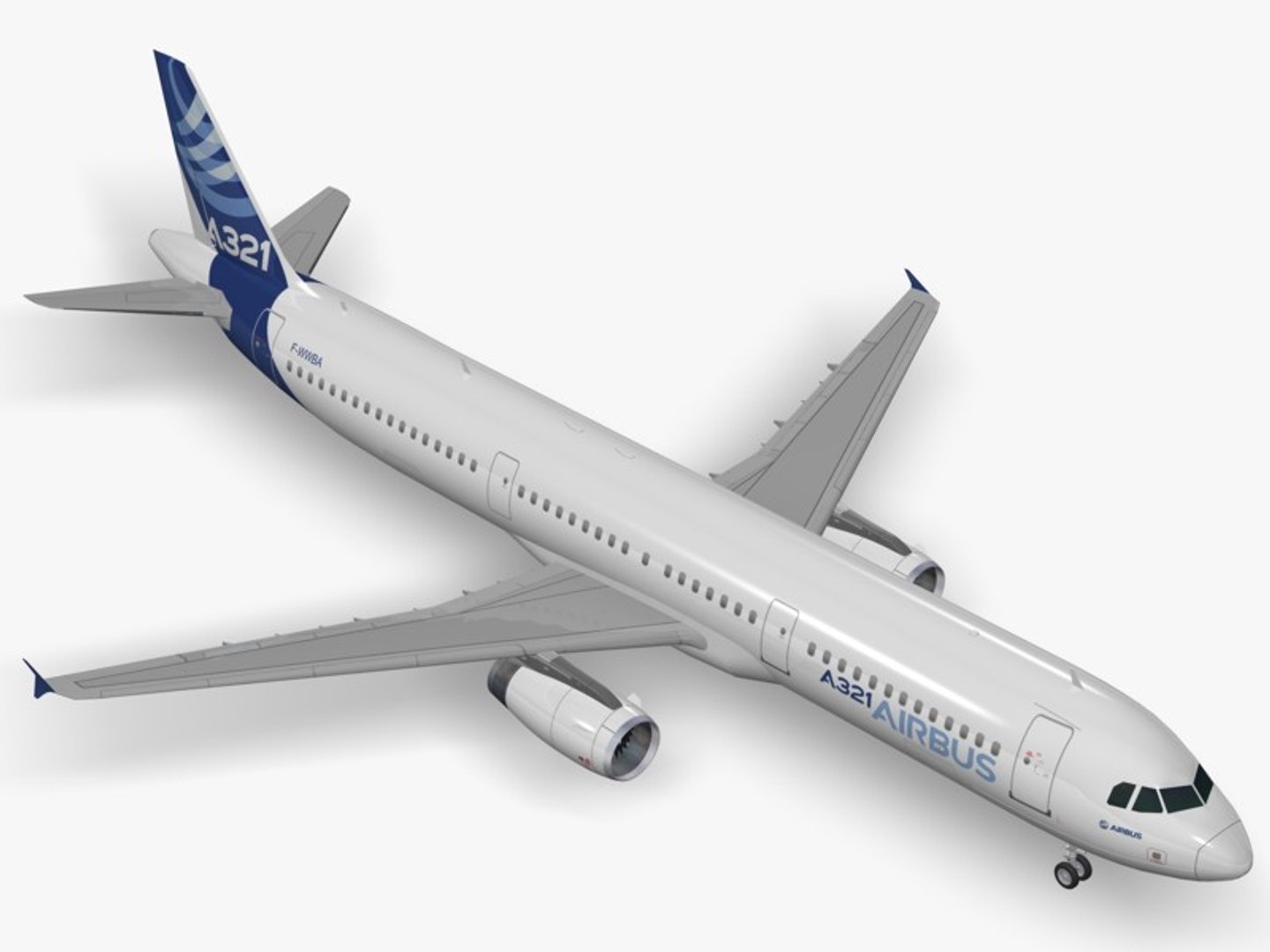 3D Airbus A321-231 House Livery - TurboSquid 1273295