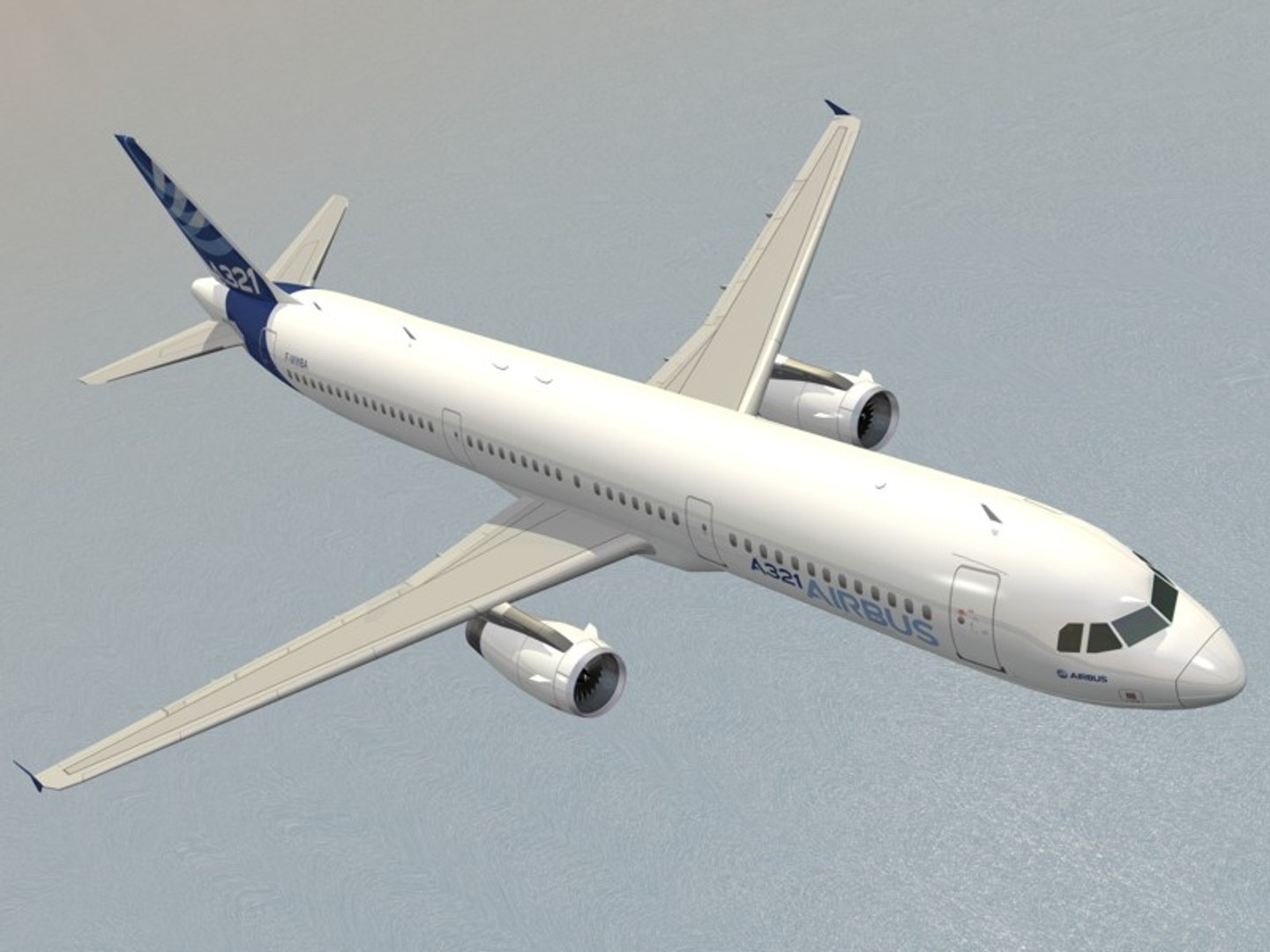3D Airbus A321-231 House Livery - TurboSquid 1273295