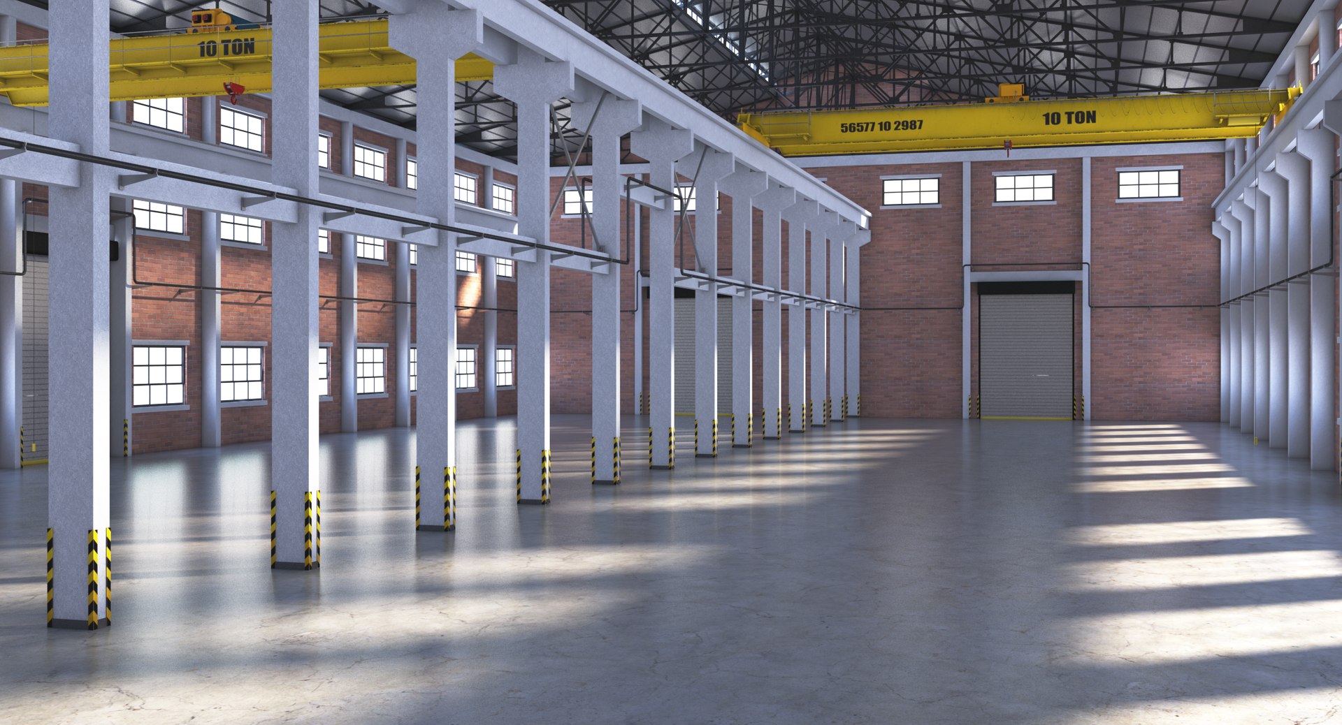 warehouse interior 3d model