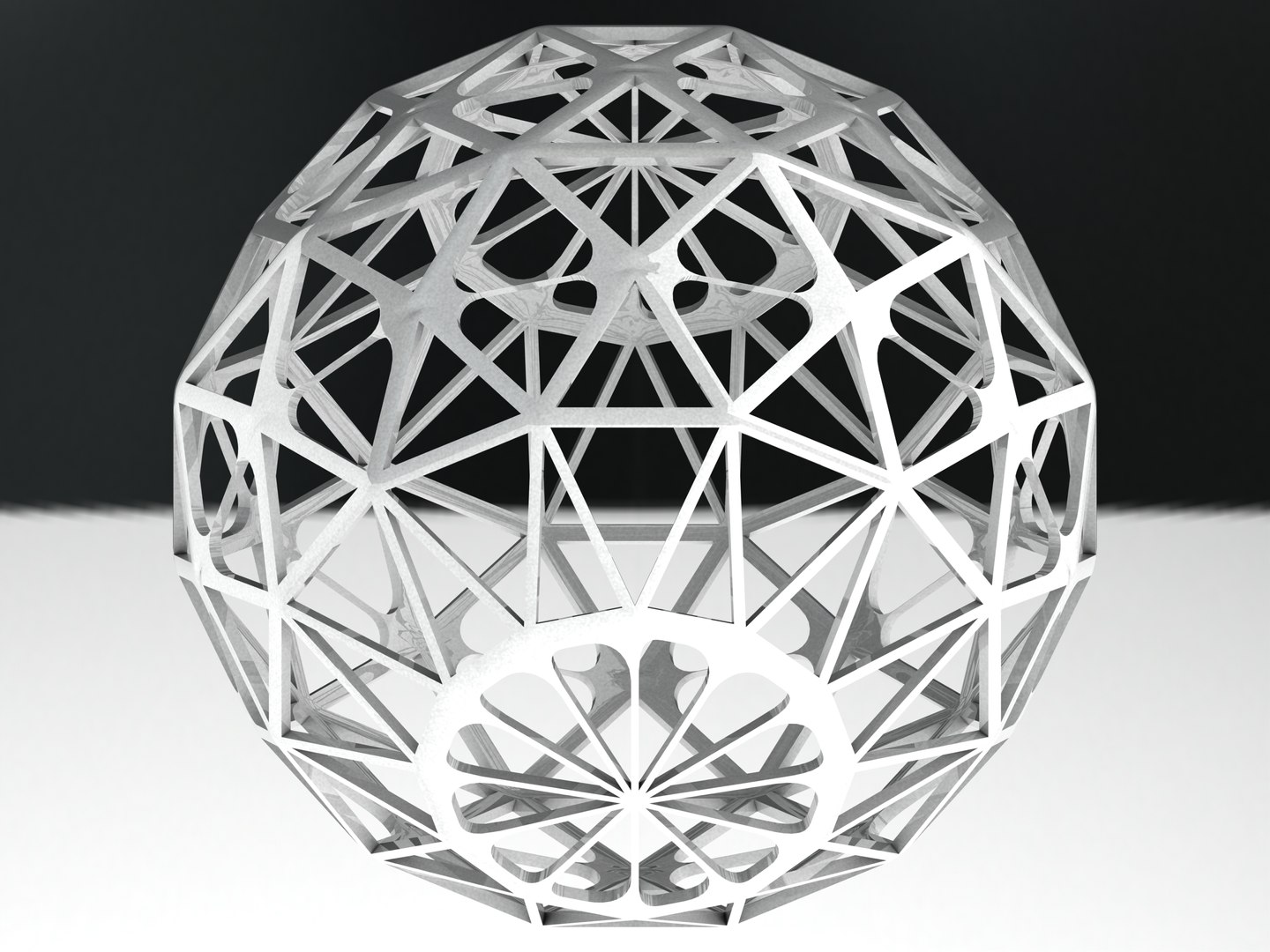 Wireframe Shape Geometric Sphere Cut Diamond 3D model - TurboSquid 2176017