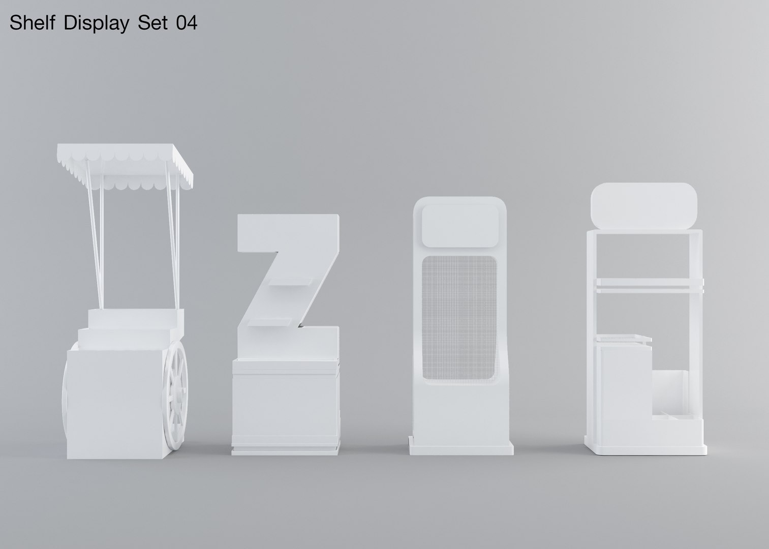 Display Shelf 3D Model - TurboSquid 1219216