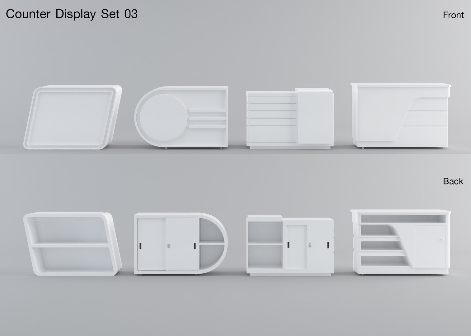 Display Shelf 3D Model - TurboSquid 1219216