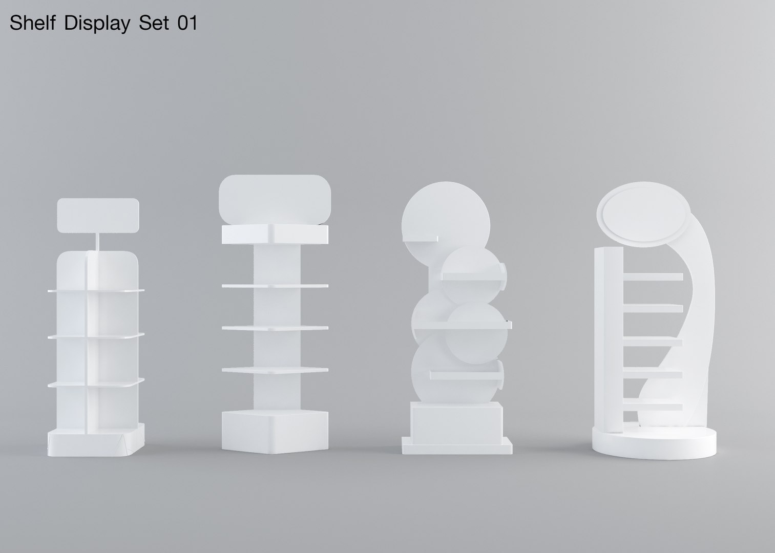 Display Shelf 3D Model - TurboSquid 1219216