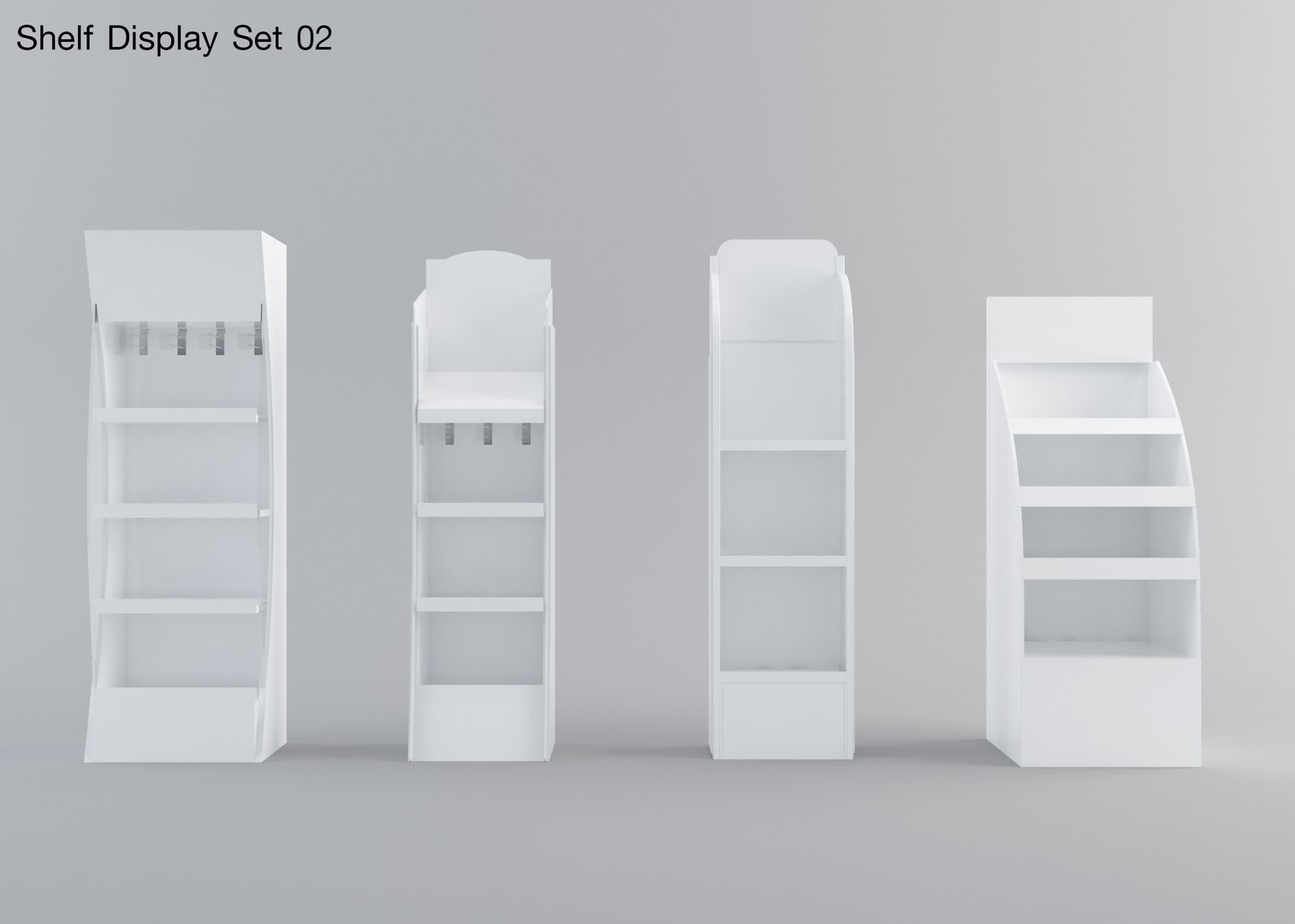 Display Shelf 3D Model - TurboSquid 1219216