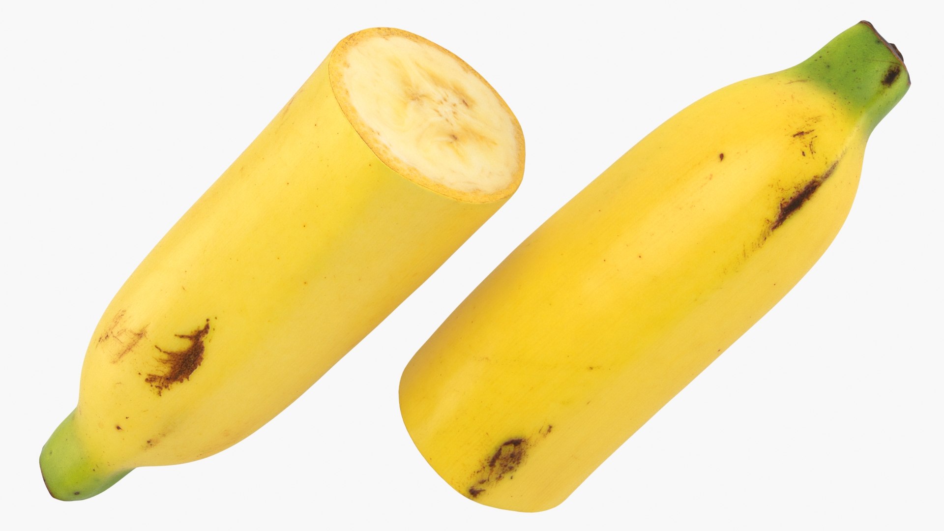 3D Model Half Banana 02 - TurboSquid 1827040