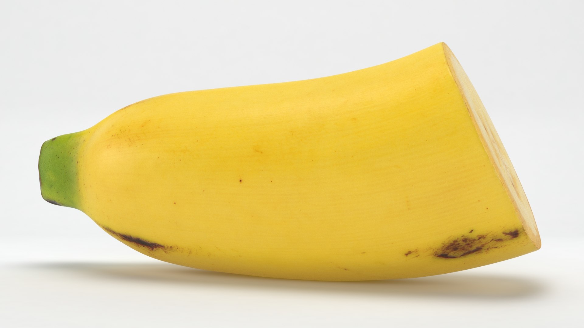 3D Model Half Banana 02 - TurboSquid 1827040