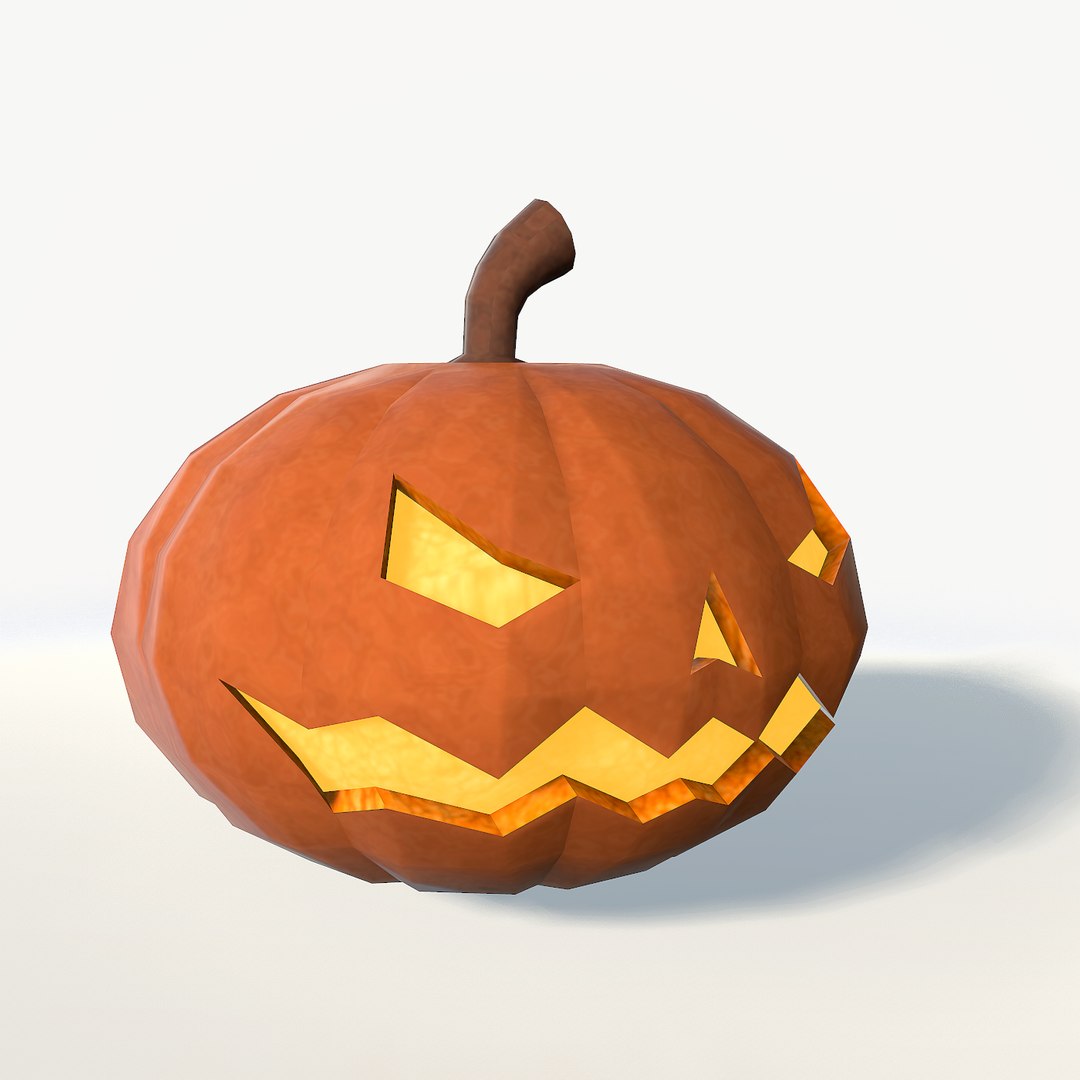 3d Realistic Pumpkin