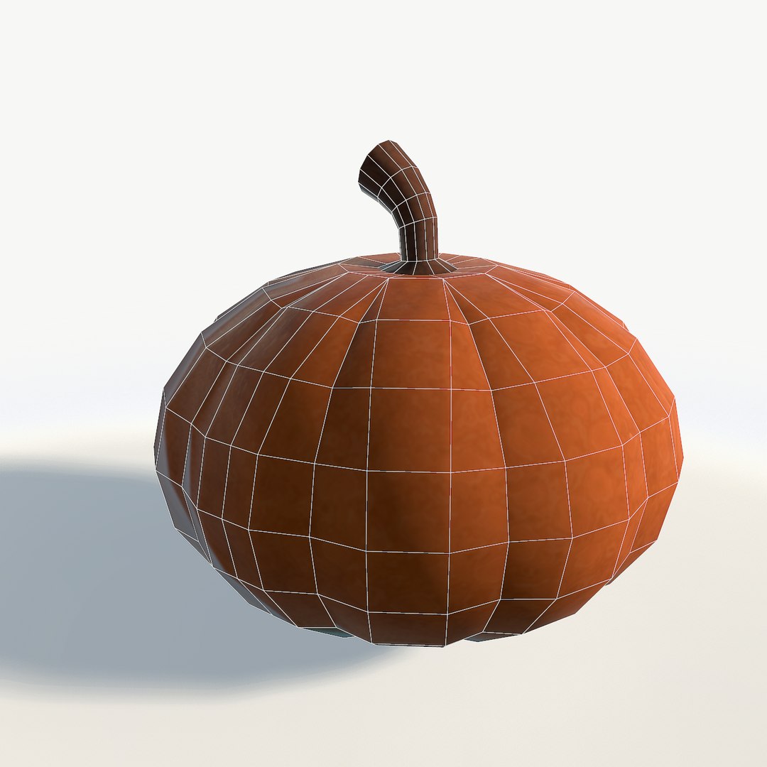 3d Realistic Pumpkin