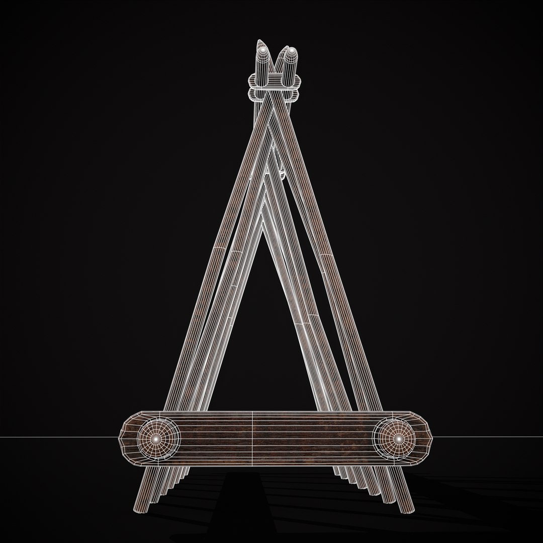 Wooden Triangle Dish Rack 3D - TurboSquid 2054734