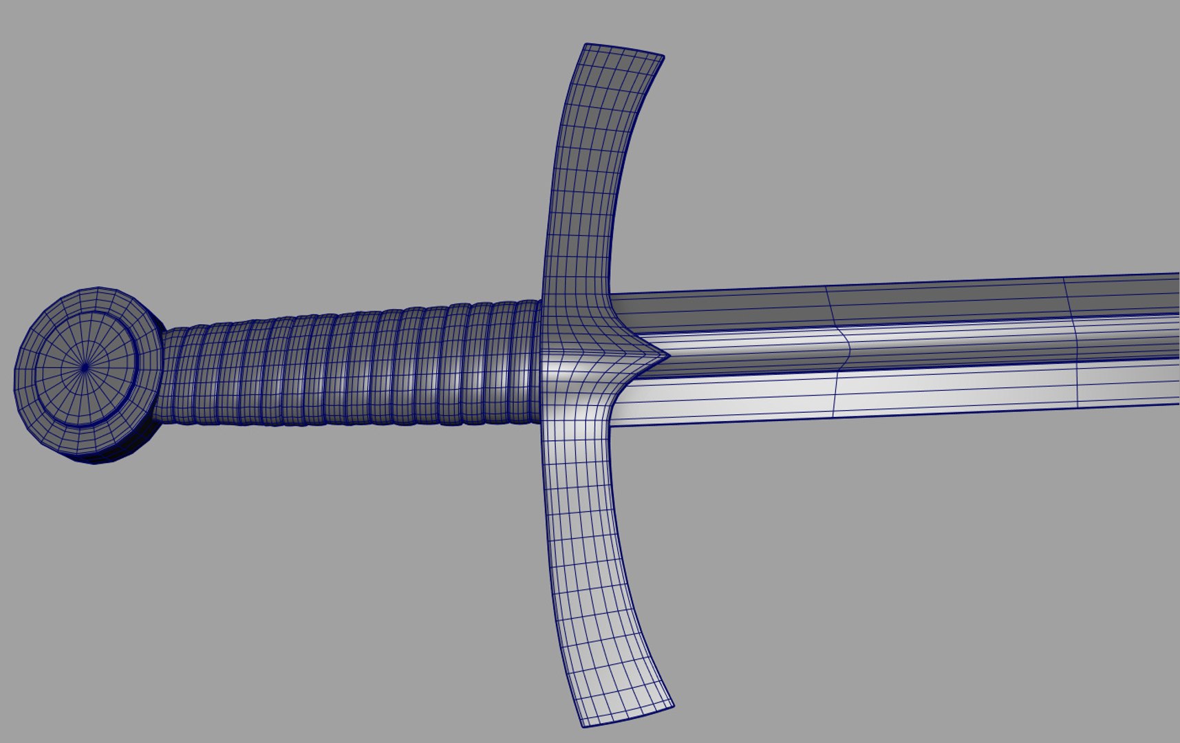 Medieval Sword 3d Model