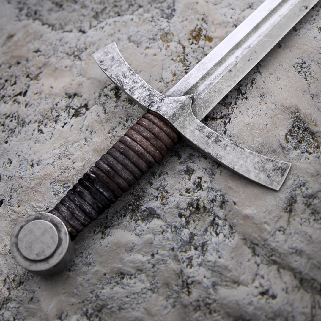 Medieval Sword 3d Model