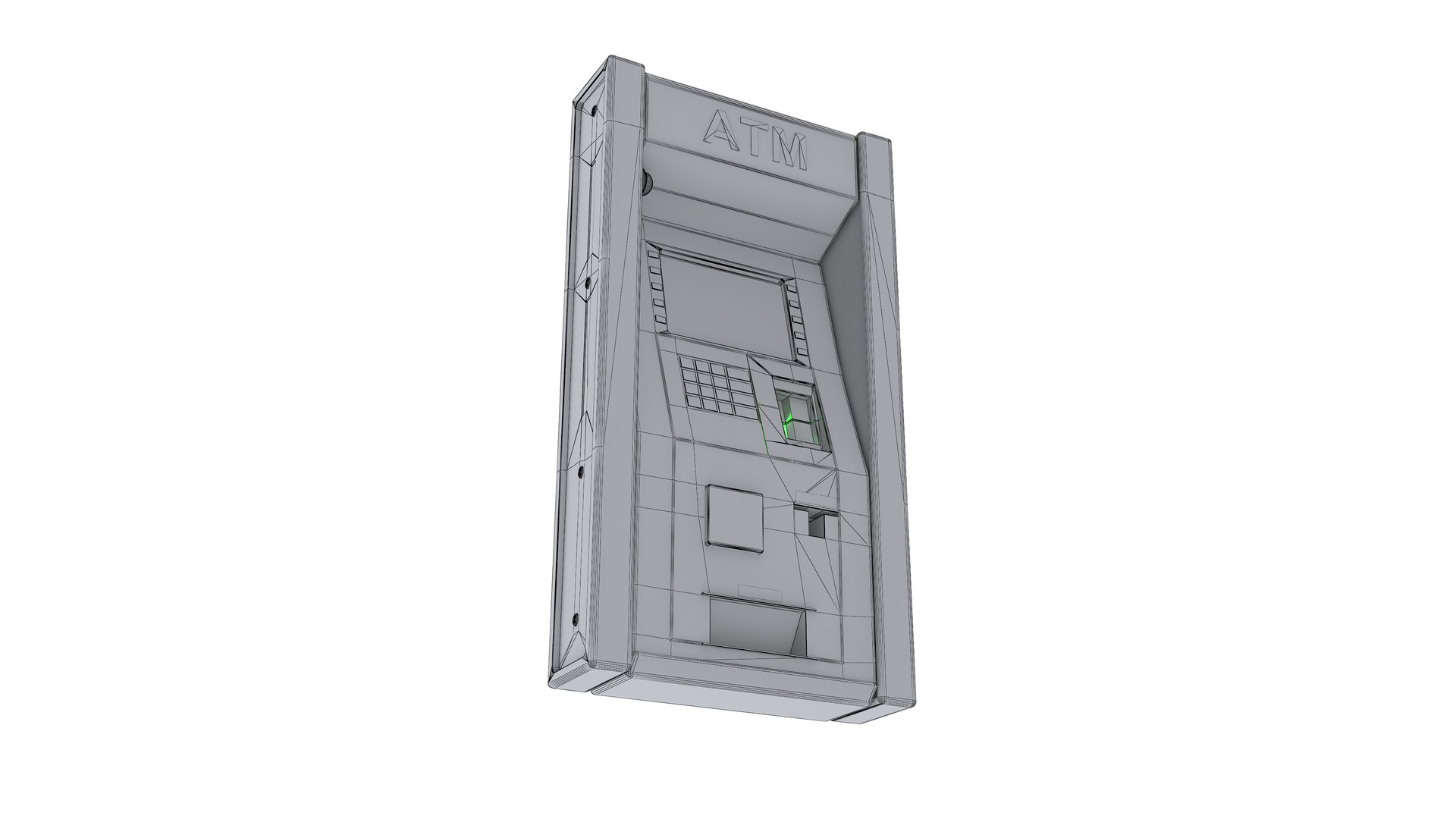 3D Bank ATM Cash Machine Model - TurboSquid 2278832