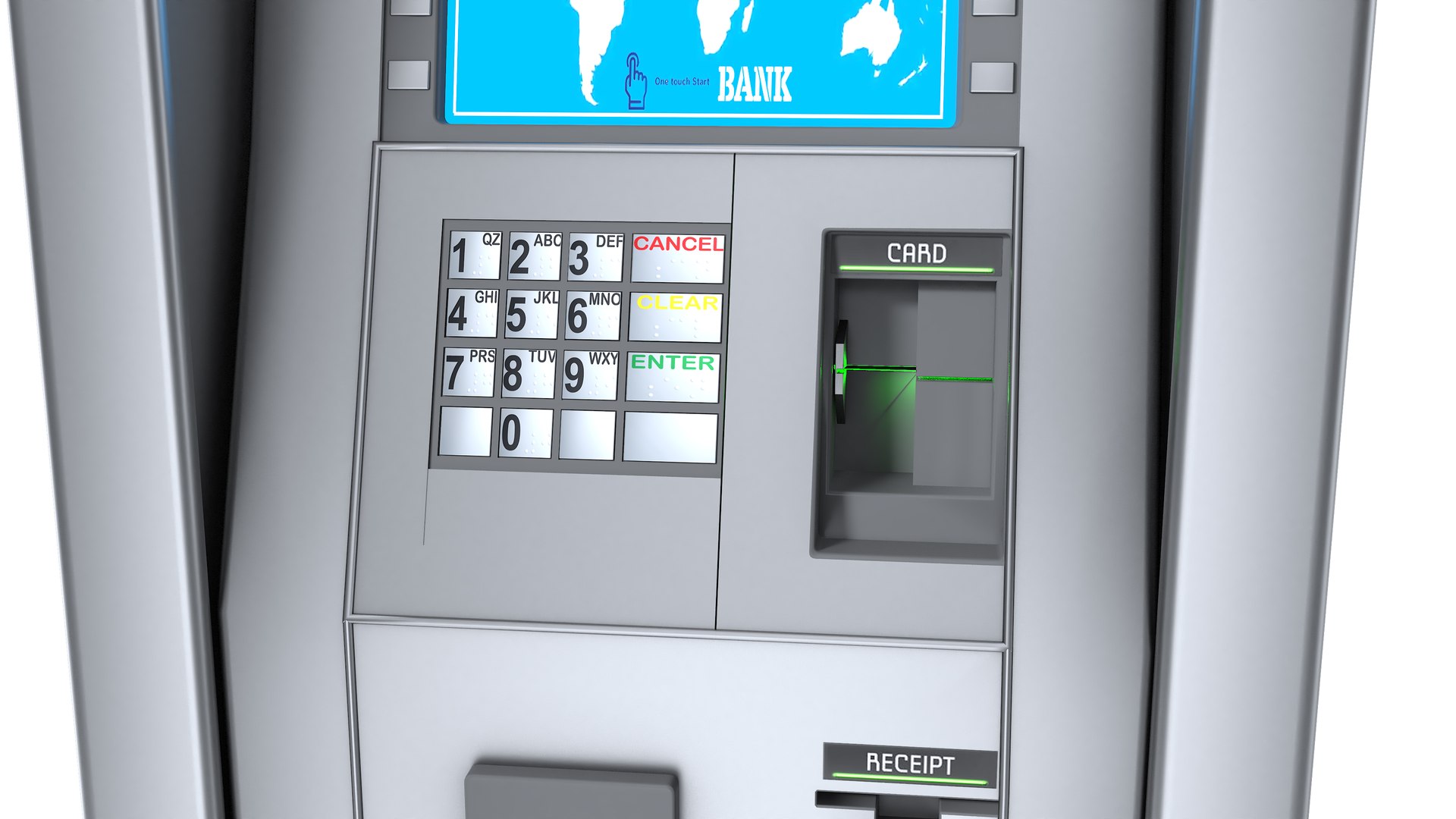 3D Bank ATM Cash Machine Model - TurboSquid 2278832