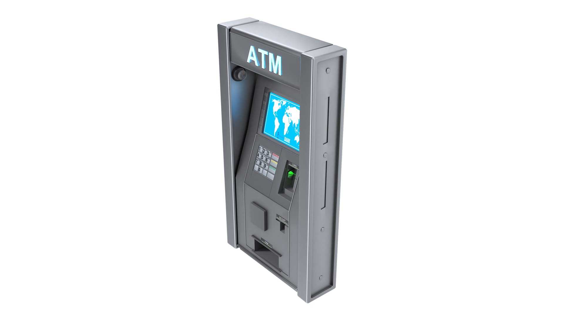 3D Bank ATM Cash Machine Model - TurboSquid 2278832