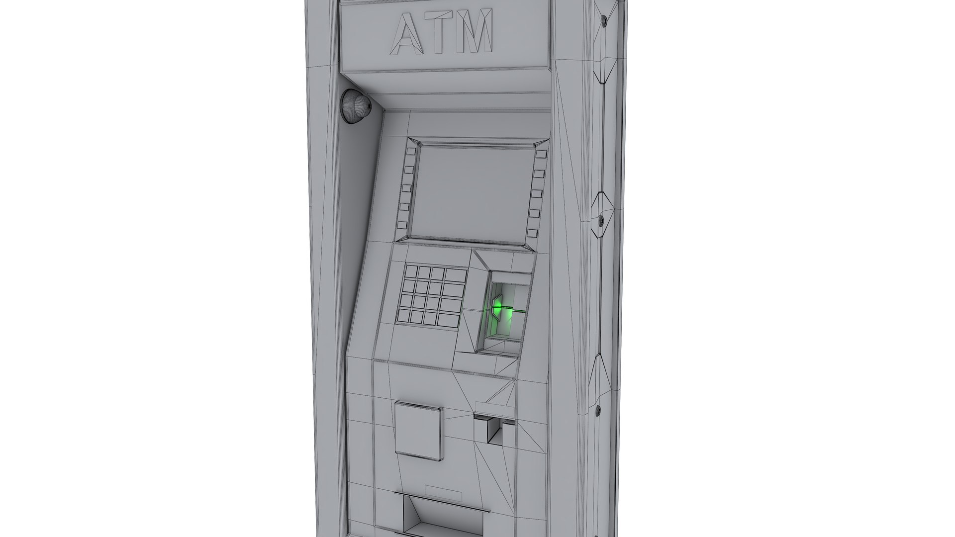 3D Bank ATM Cash Machine Model - TurboSquid 2278832