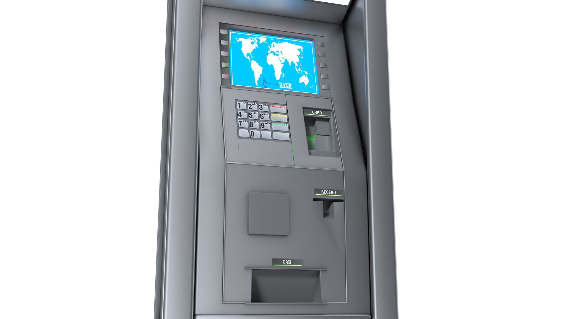 3D Bank ATM Cash Machine Model - TurboSquid 2278832