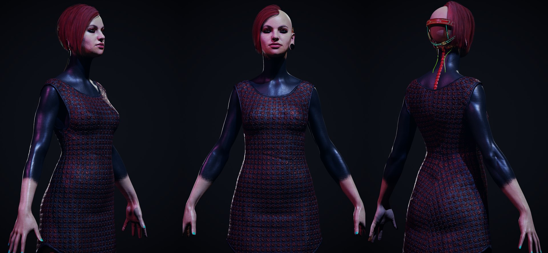 3D Model Cyber Cultist V2 - TurboSquid 2343328