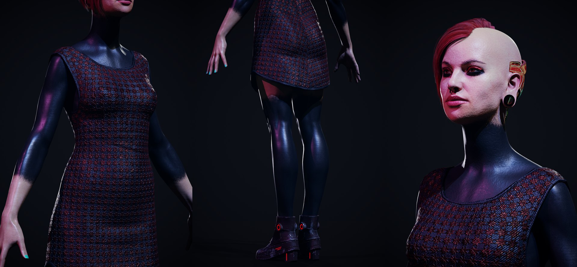 3D Model Cyber Cultist V2 - TurboSquid 2343328
