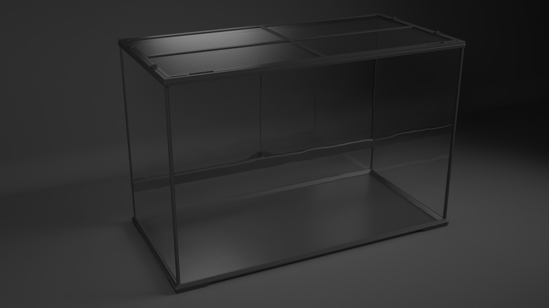 3D Empty Large Terrarium for Serpents and Lizards model - TurboSquid ...