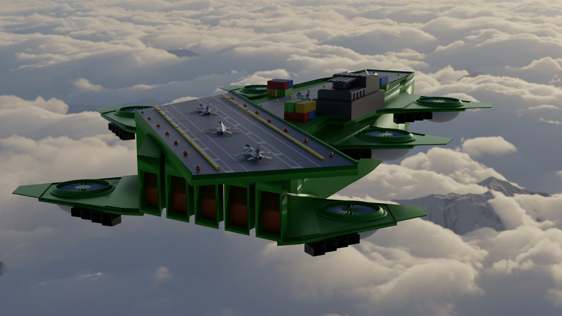 3D Model Flying Military - TurboSquid 1924094