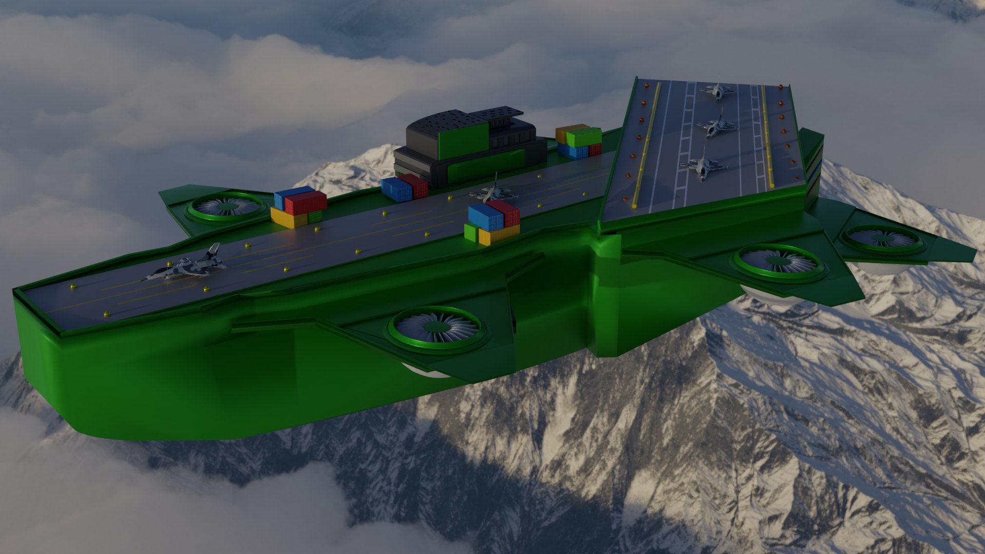 3D Model Flying Military - TurboSquid 1924094