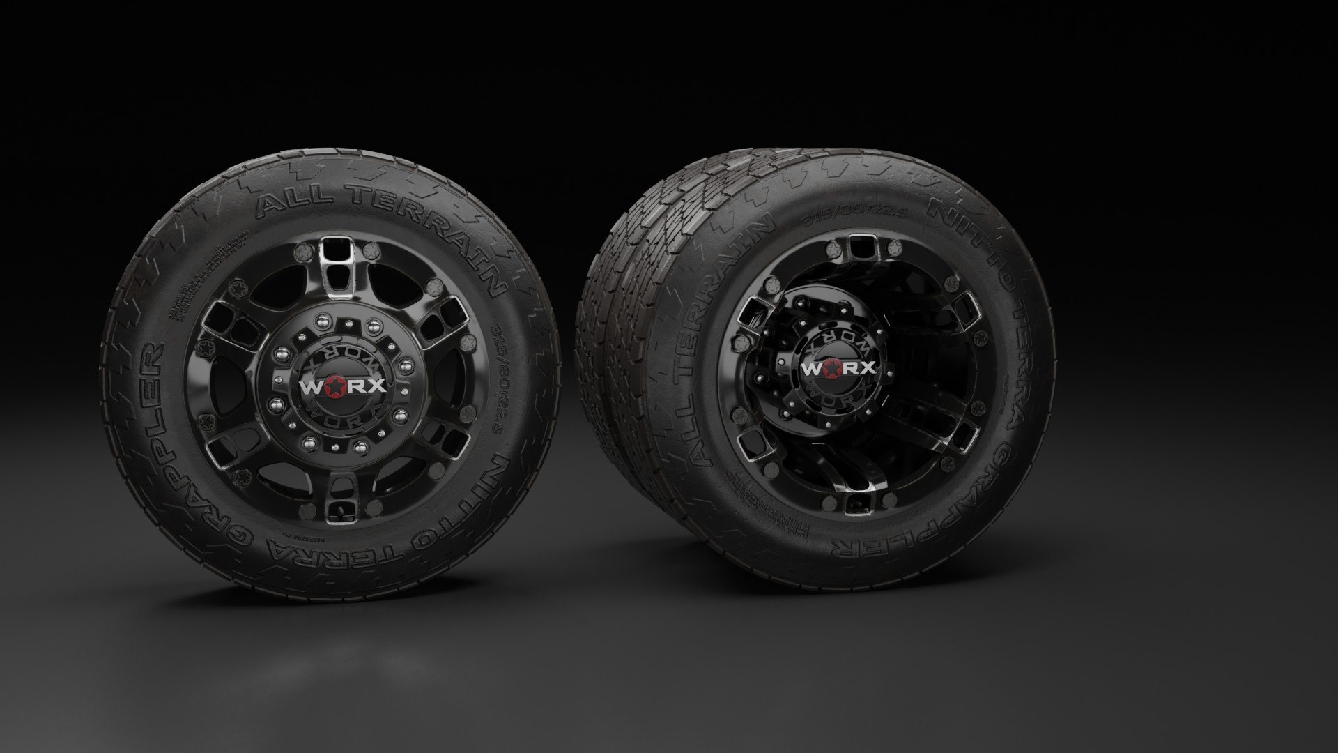 Truck Rims 3D Model - TurboSquid 1792262