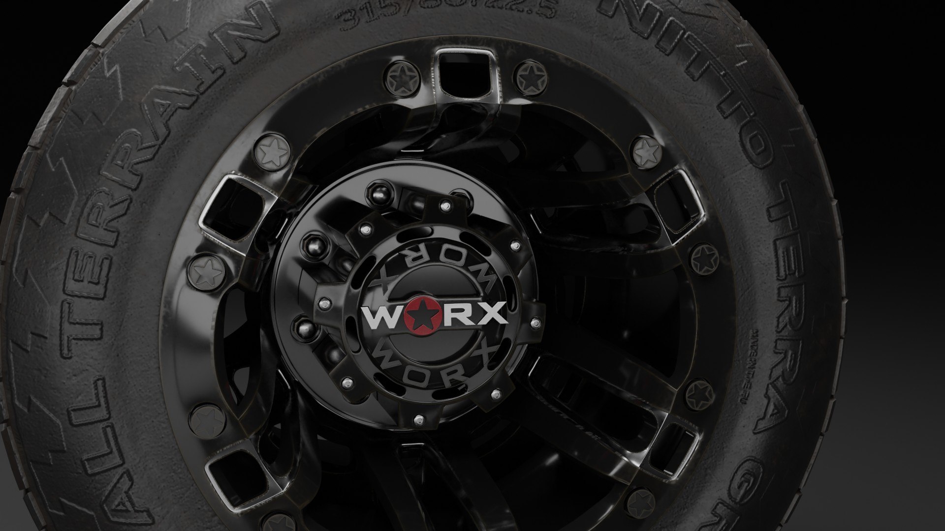 Truck Rims 3D Model - TurboSquid 1792262