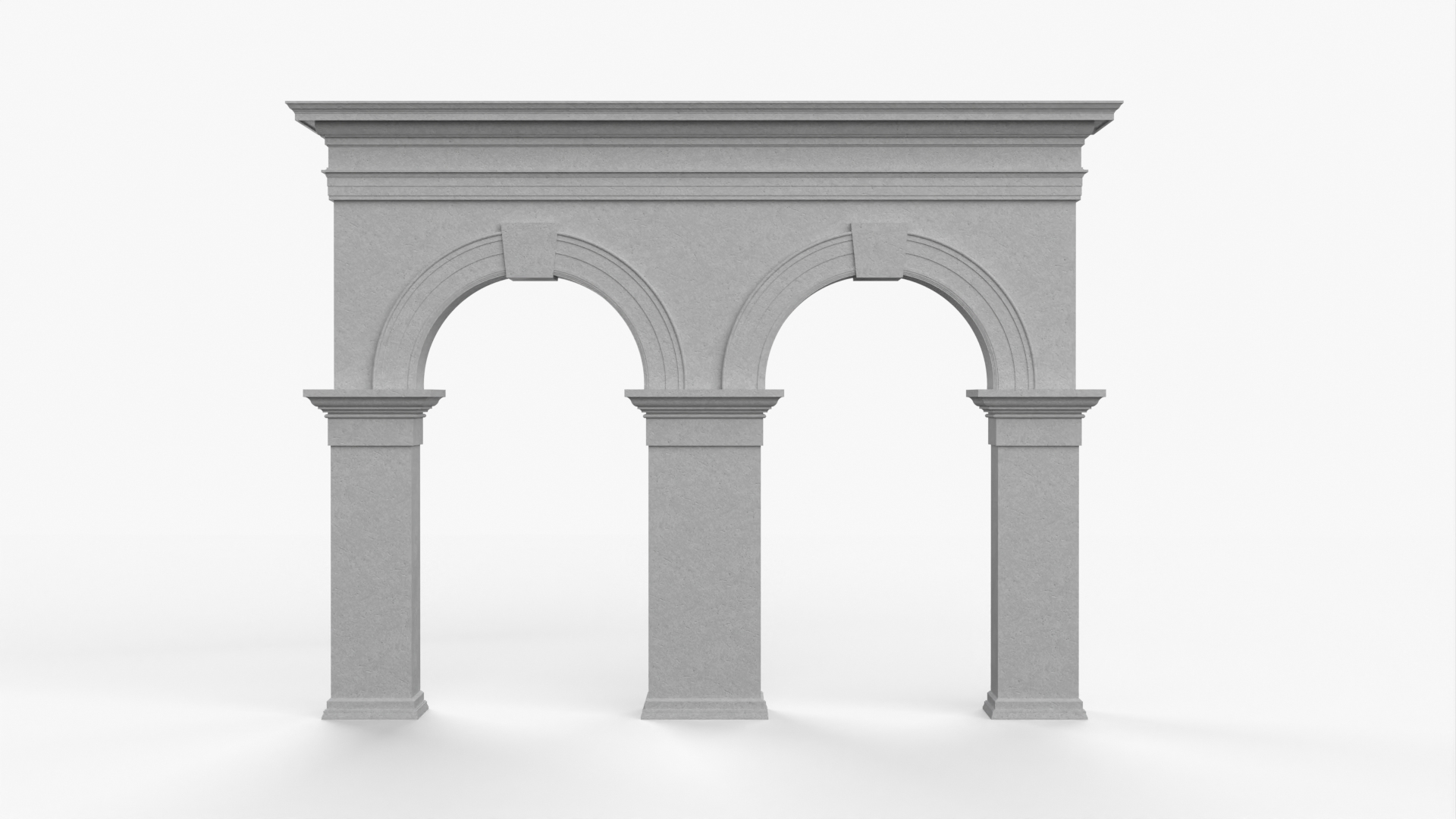 3D Twin Arch 016 - TurboSquid 2103256