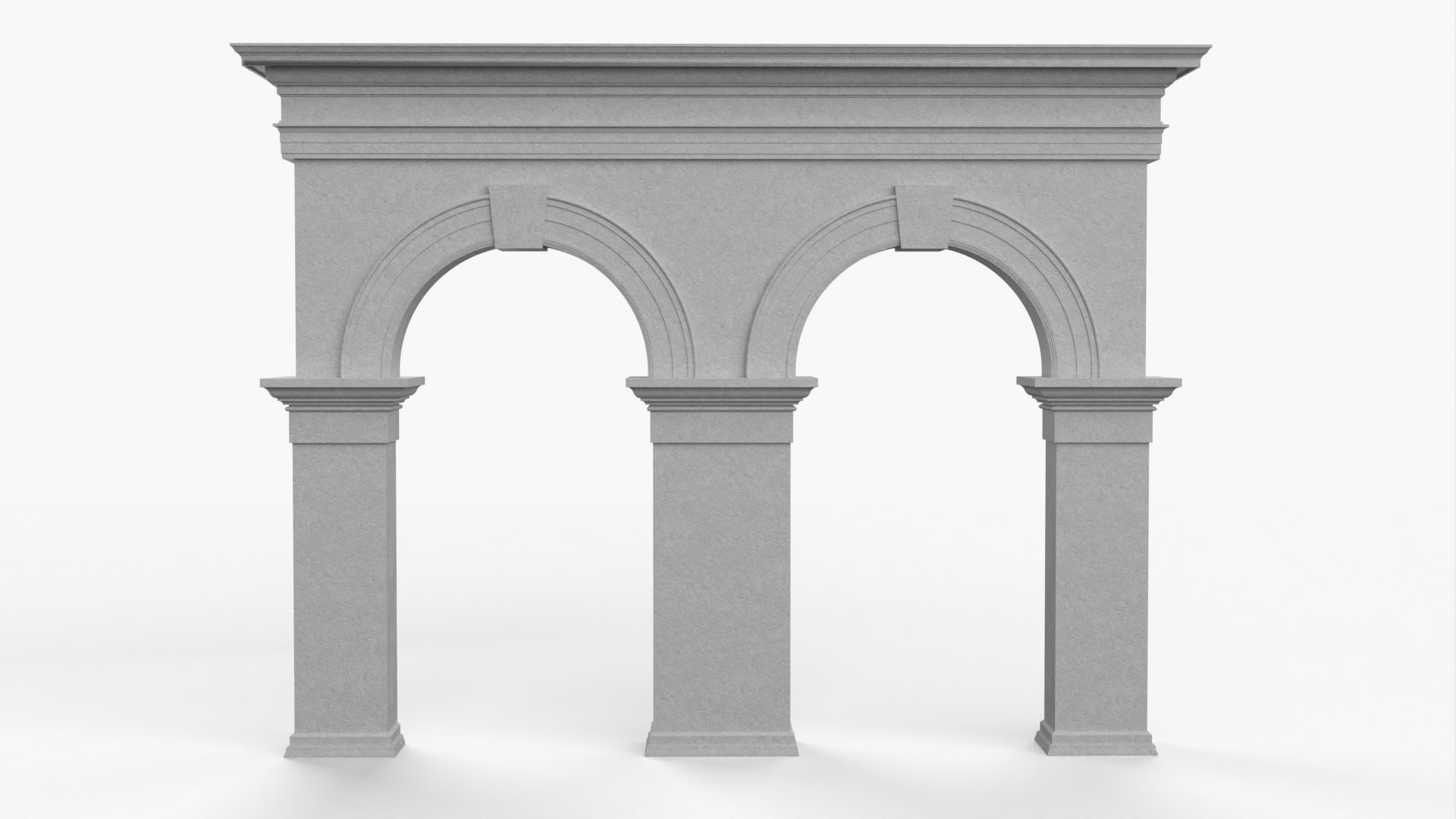 3D Twin Arch 016 - TurboSquid 2103256