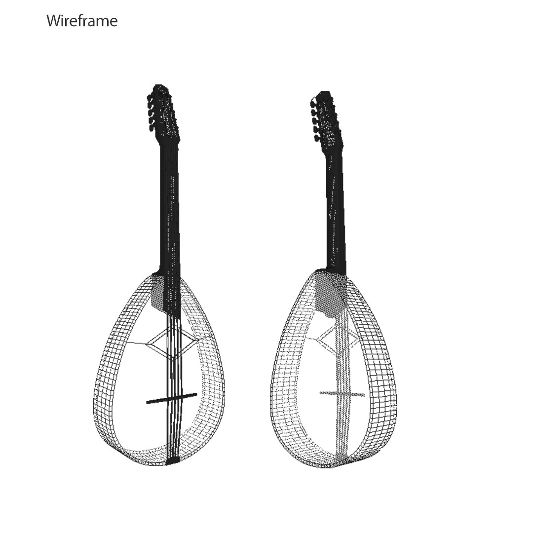 3D Model Traditional Musical Instrument Mandola - TurboSquid 1501511