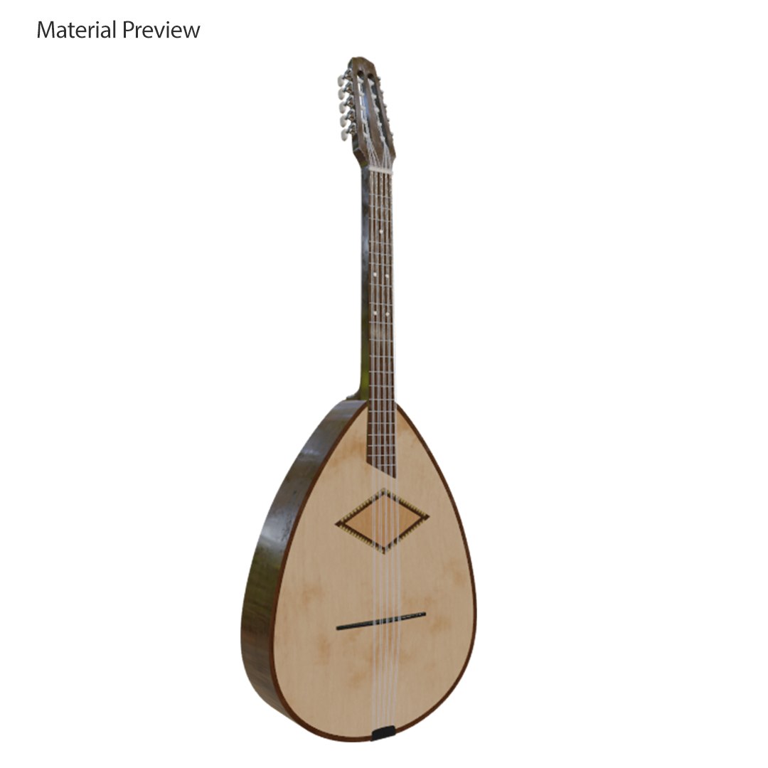3D Model Traditional Musical Instrument Mandola - TurboSquid 1501511
