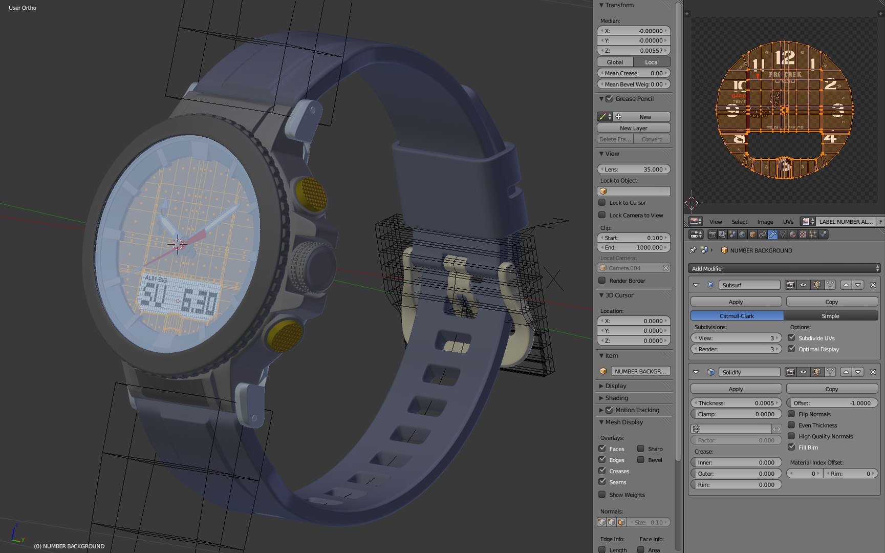 3D casio sport watch - TurboSquid 1613313