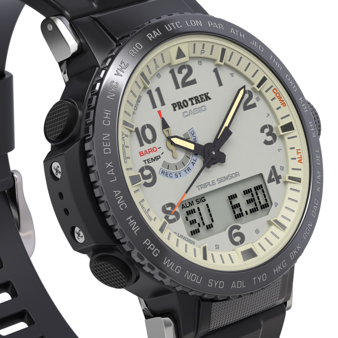 3D casio sport watch - TurboSquid 1613313